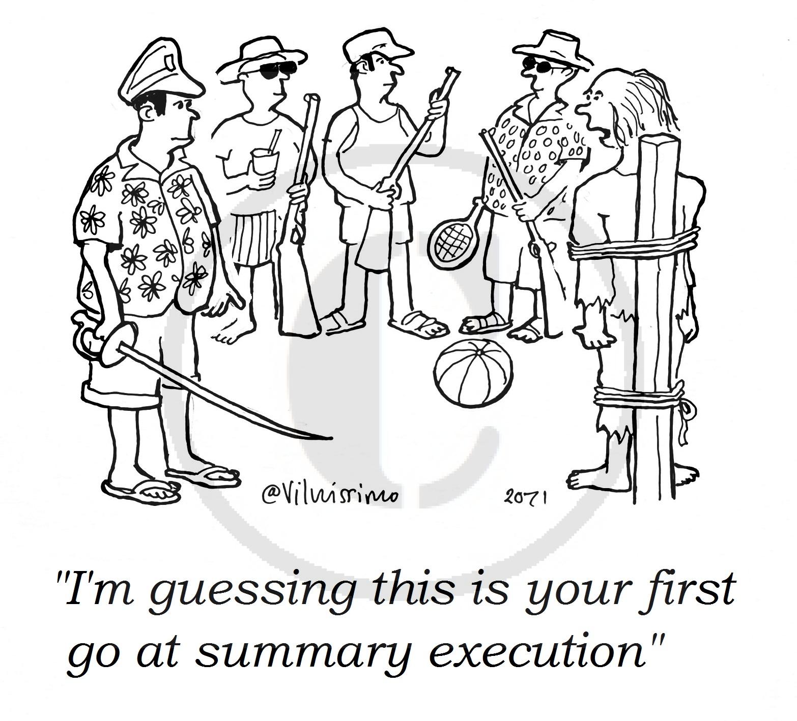 Summary execution (2071) | Vilnissimo cartoons